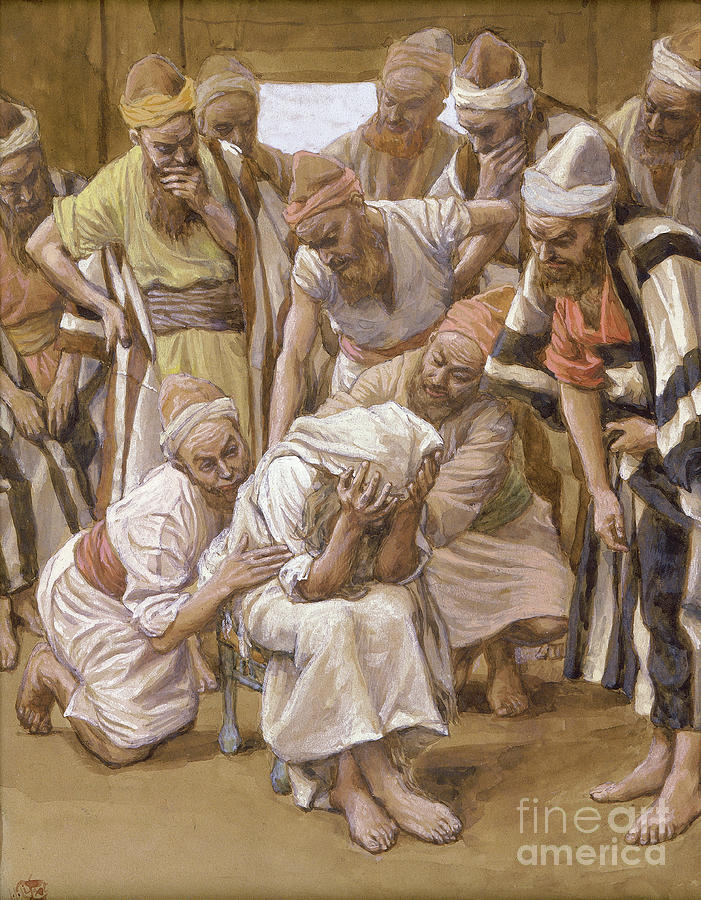 Jacob Mourns His Son Joseph K2 by Historic illustrations - Royalty Free ...