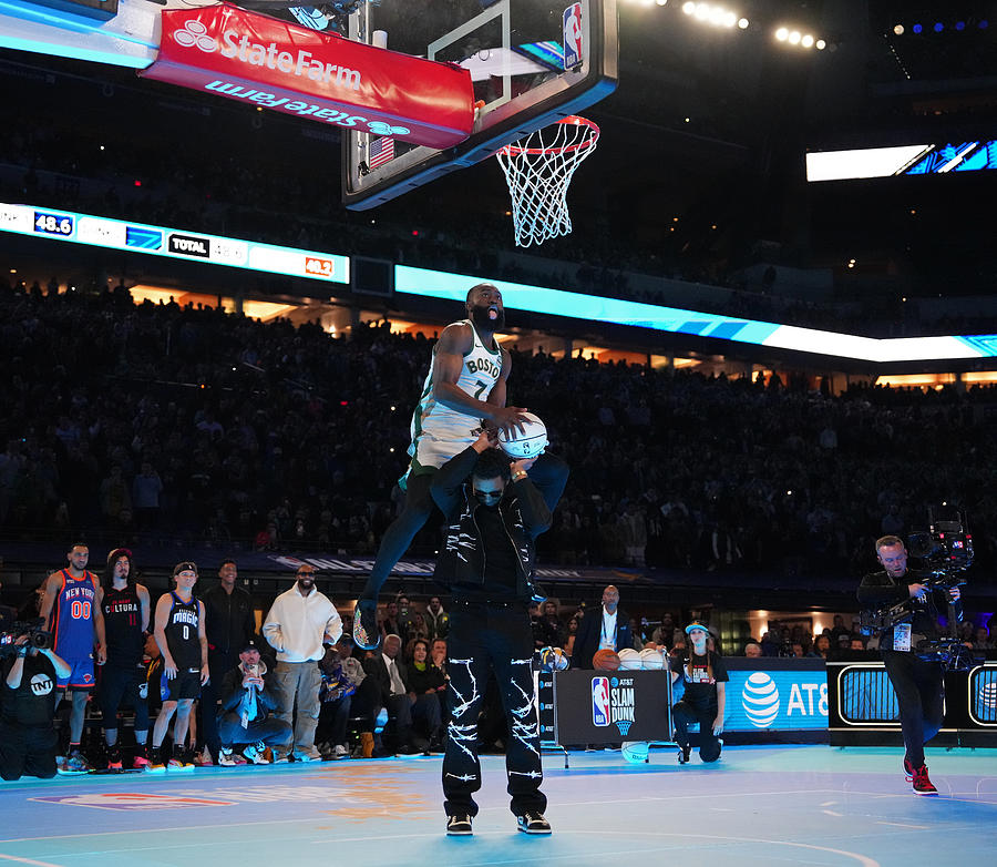 Jaylen Brown and Donovan Mitchell by Jesse D. Garrabrant