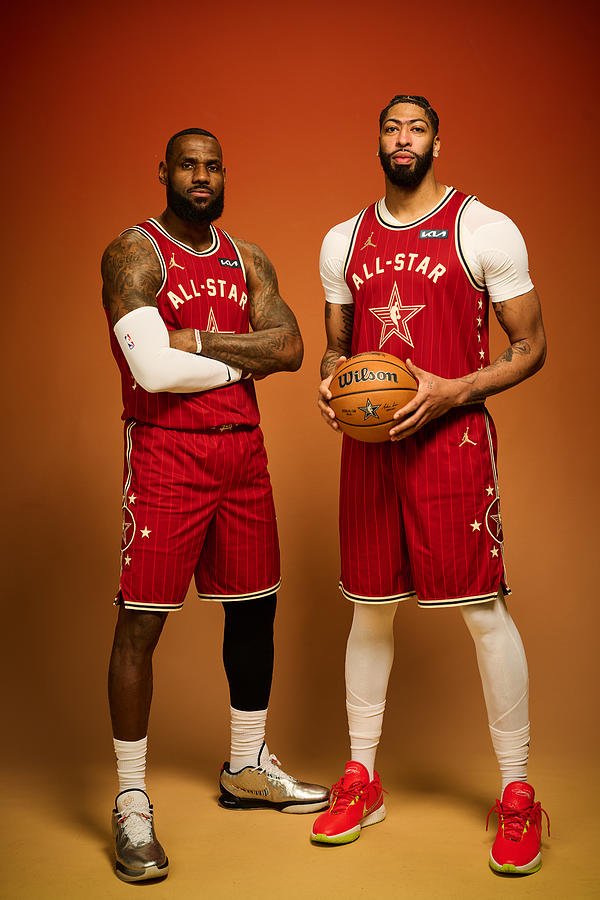 Lebron James and Anthony Davis by Jennifer Pottheiser