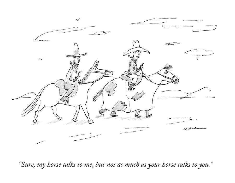 My Horse Talks to Me by Michael Maslin