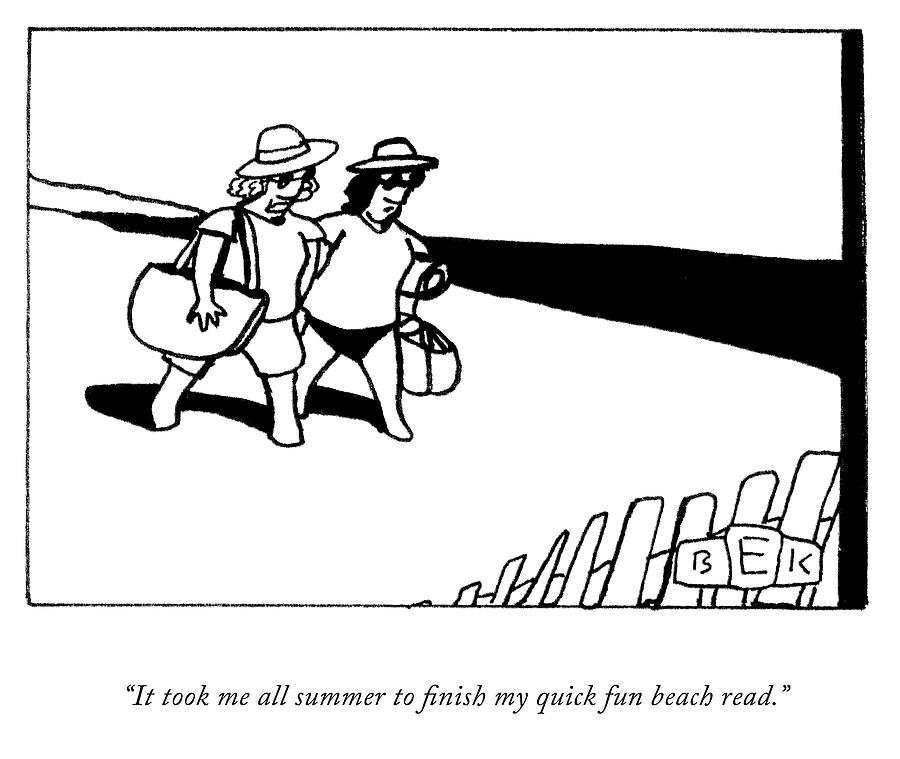 My Quick Fun Beach Read by Bruce Eric Kaplan