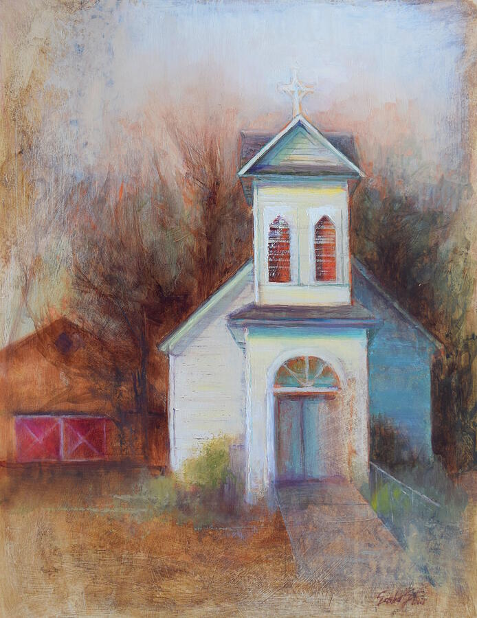 Old Church, Pioneer Chapel in Quincy, Washington State by Sasha S Fair