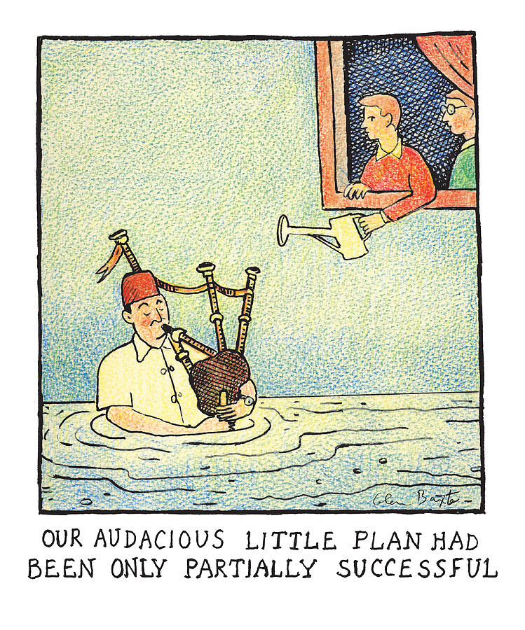 Our Audacious Little Plan by Glen Baxter