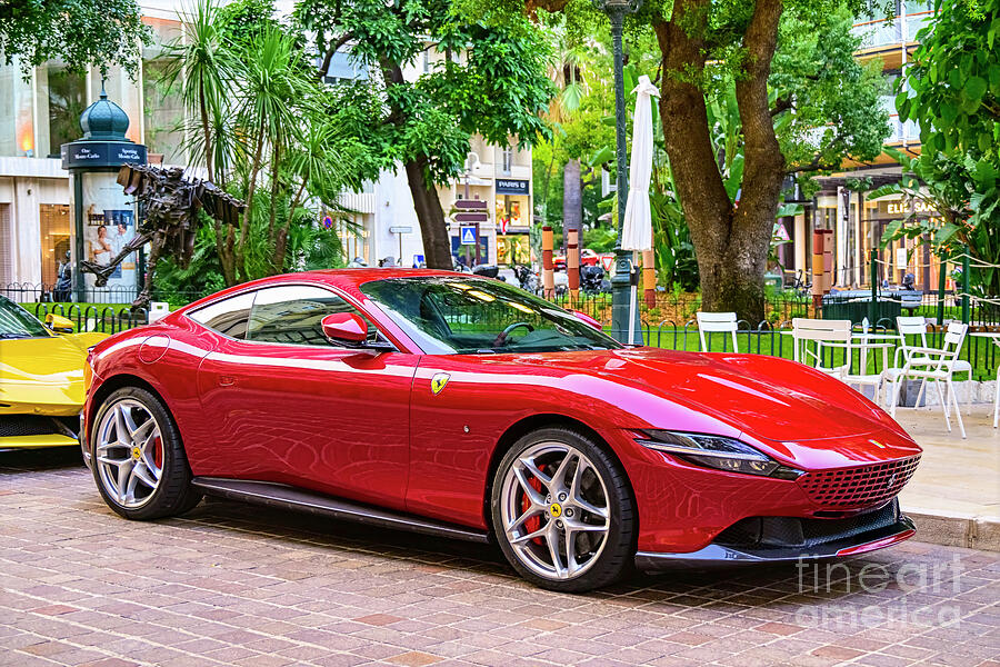Sleek Red Ferrari in Urban Setting Photograph by Sjoerd Van der Wal ...