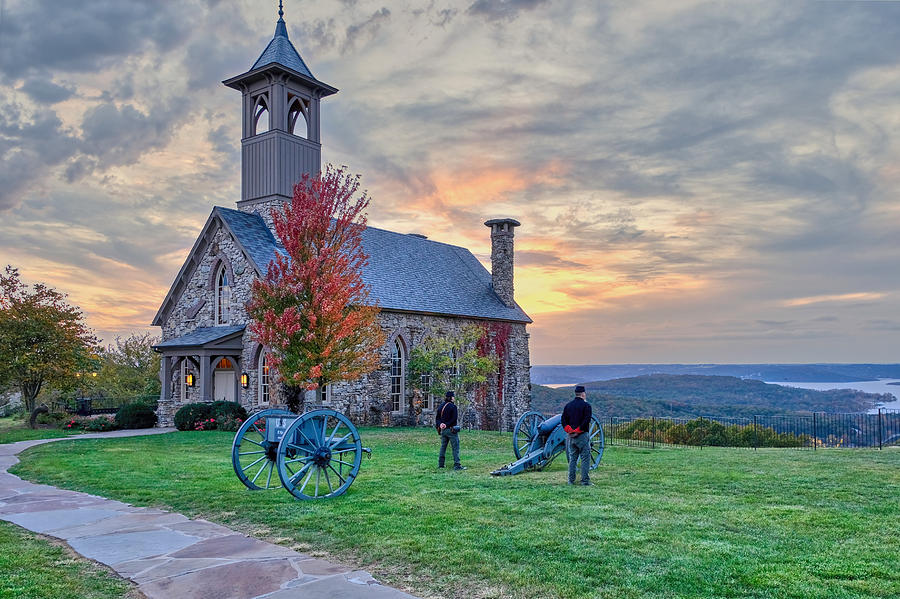The Chapel of the Ozarks Near Branson Missouri by Robert Bellomy