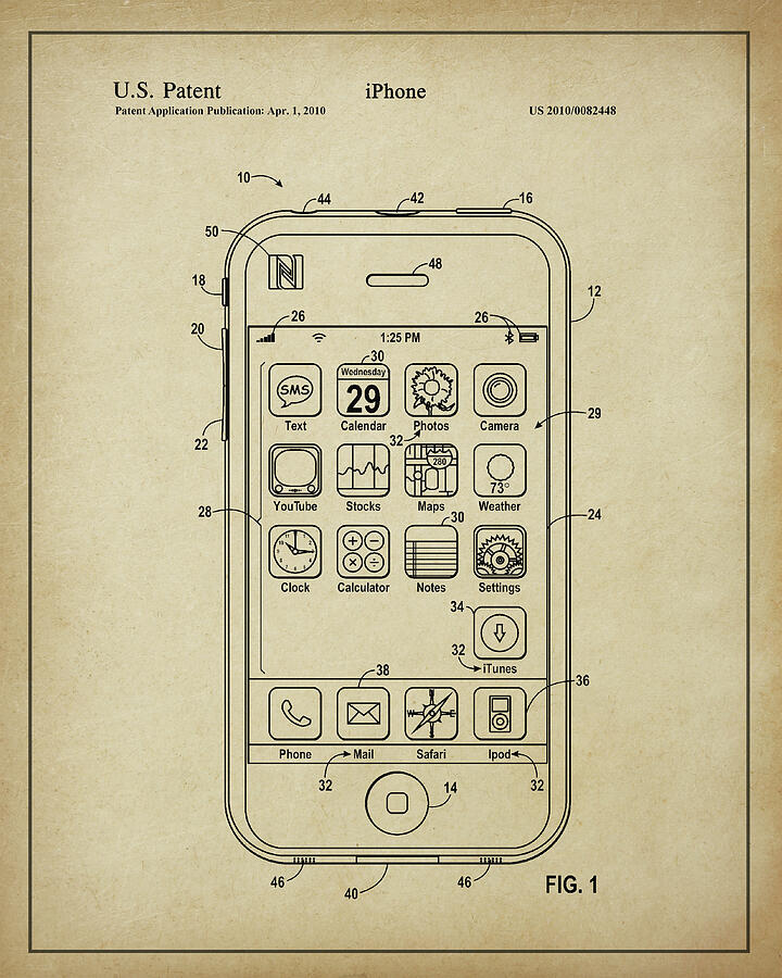 The iPhone Patent Design by Dale Kincaid