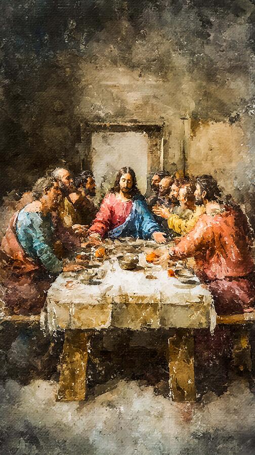 The Last Supper A Religious Masterpiece The Last Supper with famous ...