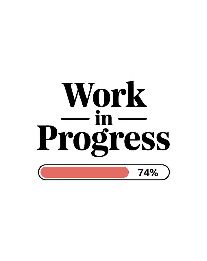 Work in Progress Graphic Digital Art by Joanna Redesiuk - Metal Posters