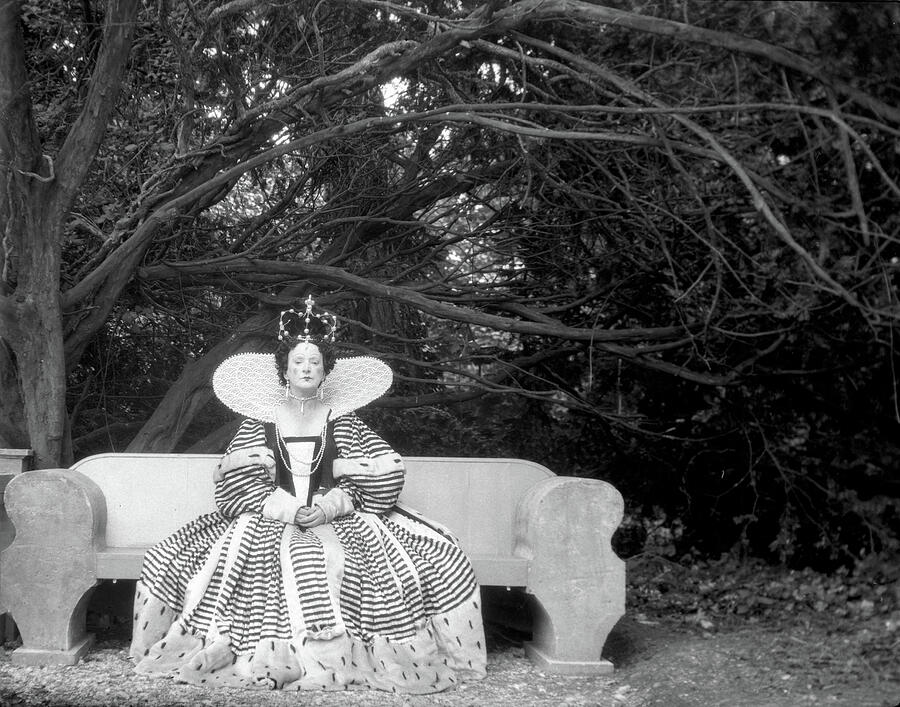 Writer Edith Olivier as Queen Elizabeth I by Cecil Beaton